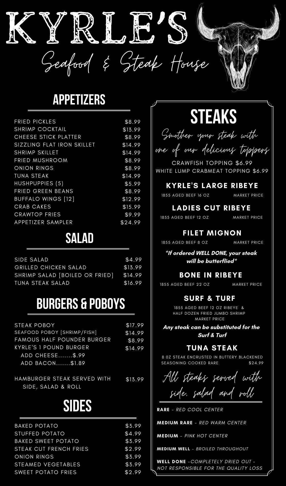 Kyrles Seafood & Steak House | Cyrus Ramsey